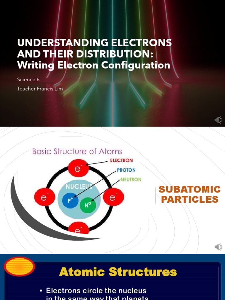 Science 8 Understanding Electrons and Its Distribution | PDF | Electron ...