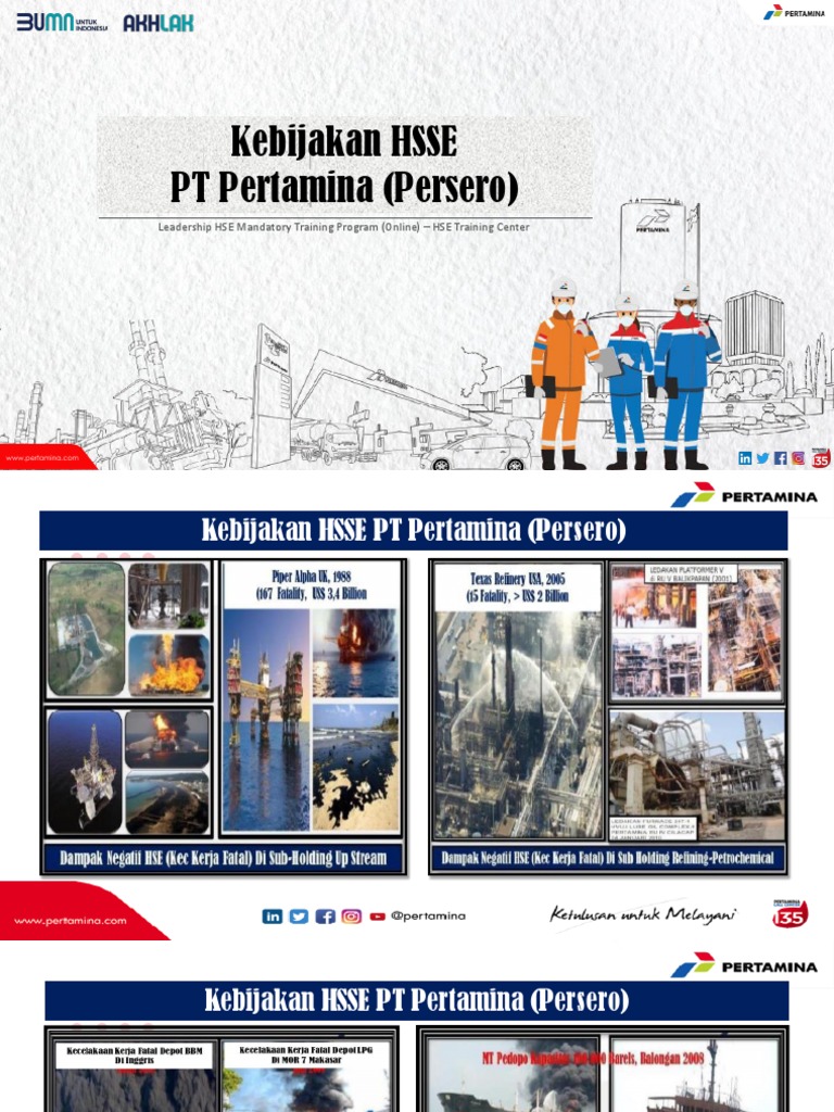 Kebijakan HSSE PT Pertamina 2023 | PDF