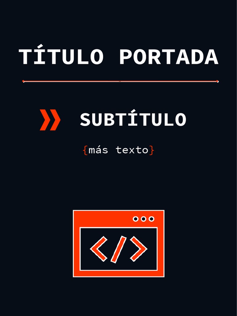 Portada Word Programacion | PDF