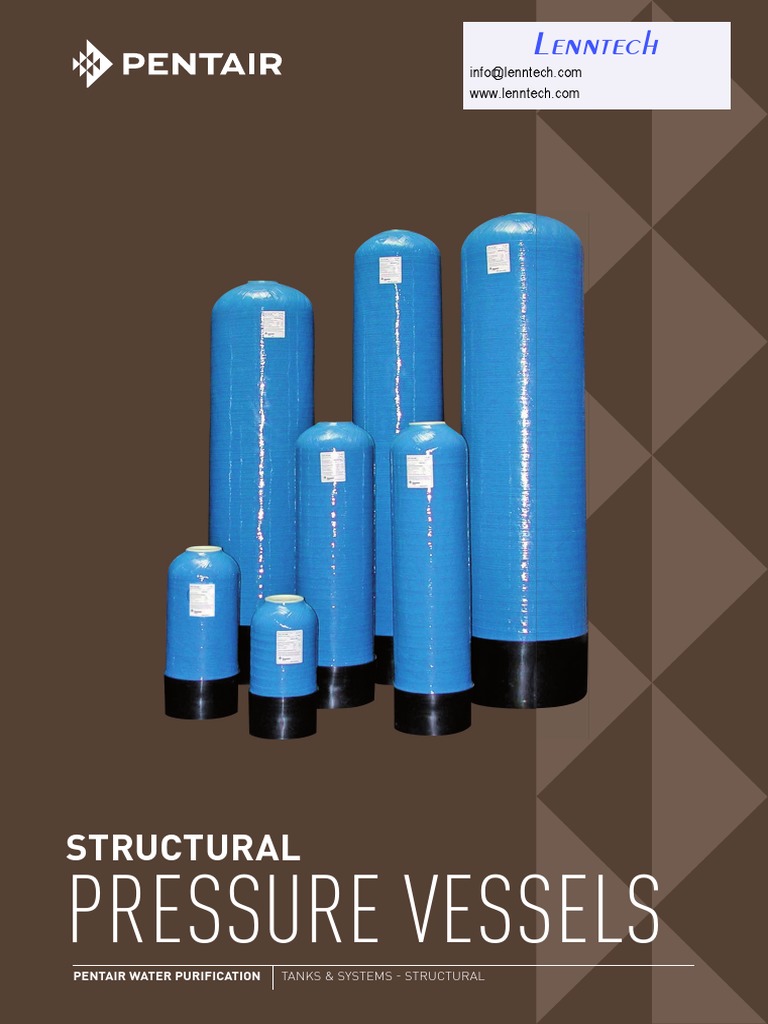 Pentair Structural Pressure Vessels L | PDF | Water Heating | Water