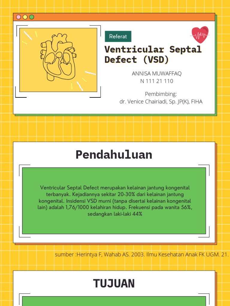 Ventricular Septal Defect (VSD) Referat Interna | PDF | Pengembangan ...