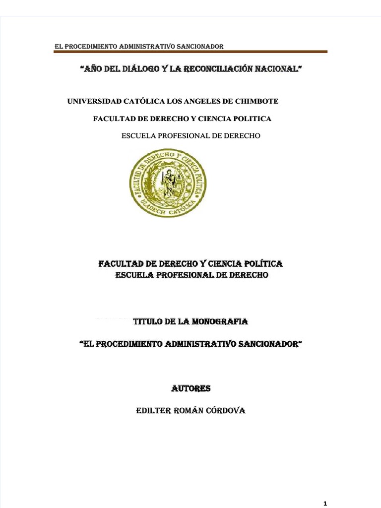 PDF El Procedimiento Administrativo Monografia Compress | PDF | Debido ... PDF El Procedimiento Administrativo Monografia Compress | PDF | Debido ...