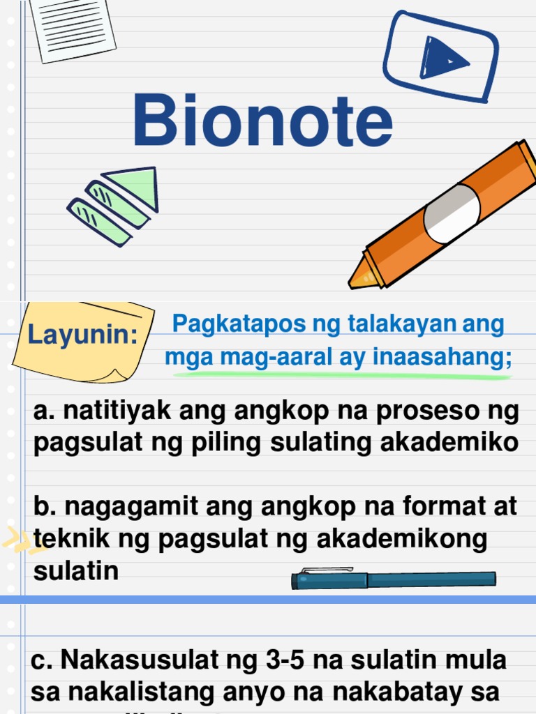 Bio Note | PDF