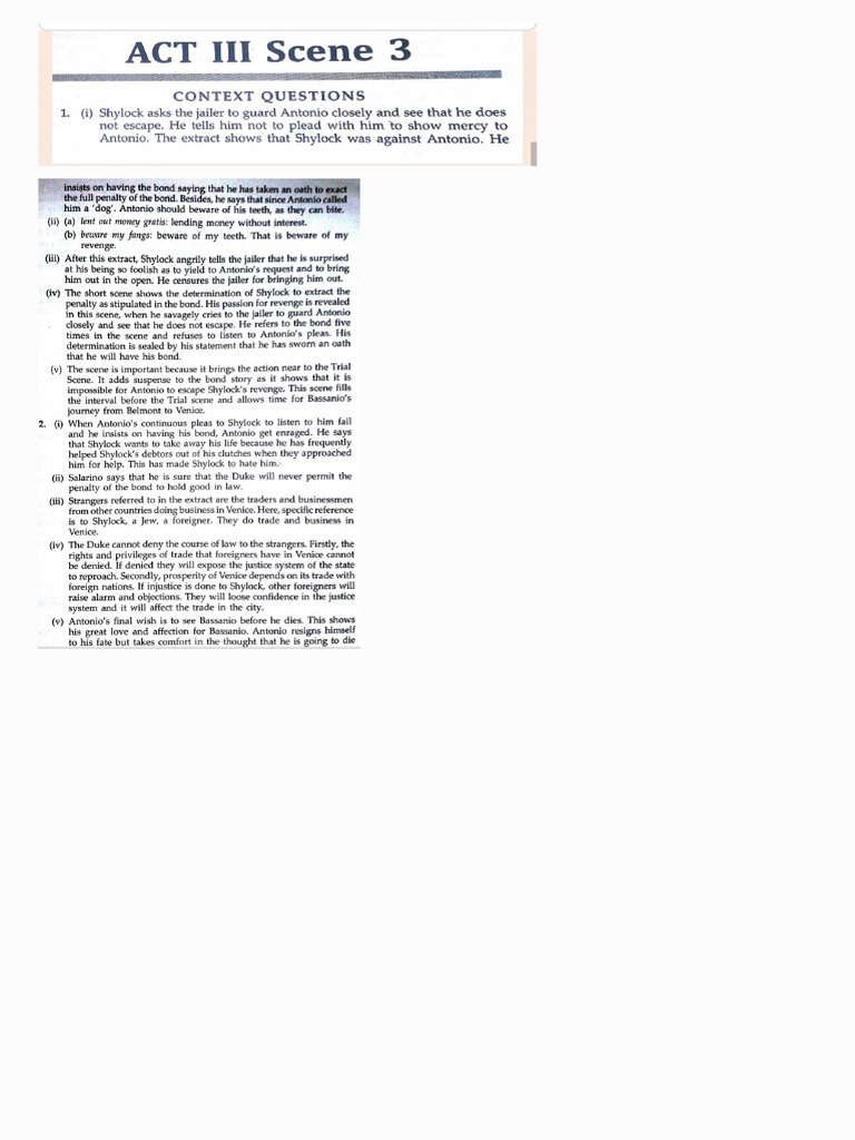 MOV, Act 3 sc3,4,5 | PDF