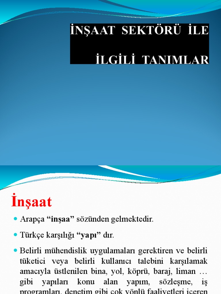 3-Yapi Isletmesi I Sunumu | PDF
