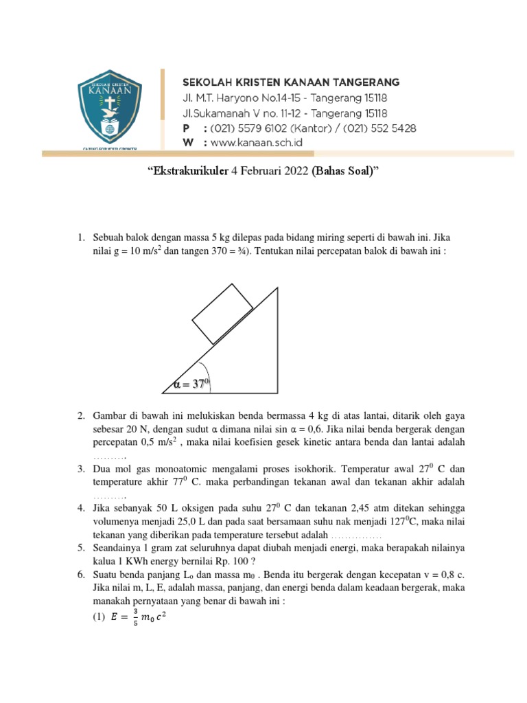 Ekskul 4 Februari 2022 | PDF