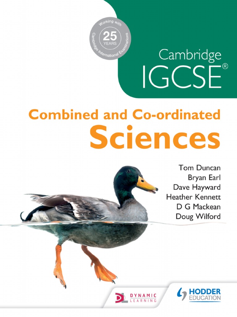 Cambridge IGCSE Combined and Co Ordinated Sciences Tom Duncan, Bryan | PDF | Redox | Catalysis
