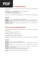 Exercices SQL Corrigés | PDF | Échecs | Théorie (échecs)