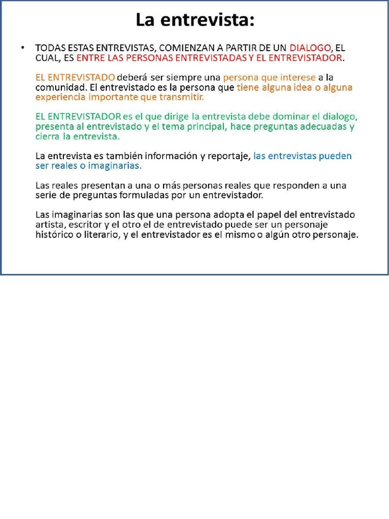 Estructura de La Entrevista | PDF | Comunicación | Cognición