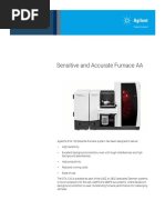 Agilent AA 240:280 Data Sheet | PDF | Atomic Absorption Spectroscopy | Spectrometer
