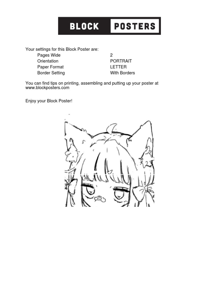 Poster Anime Gurl | PDF