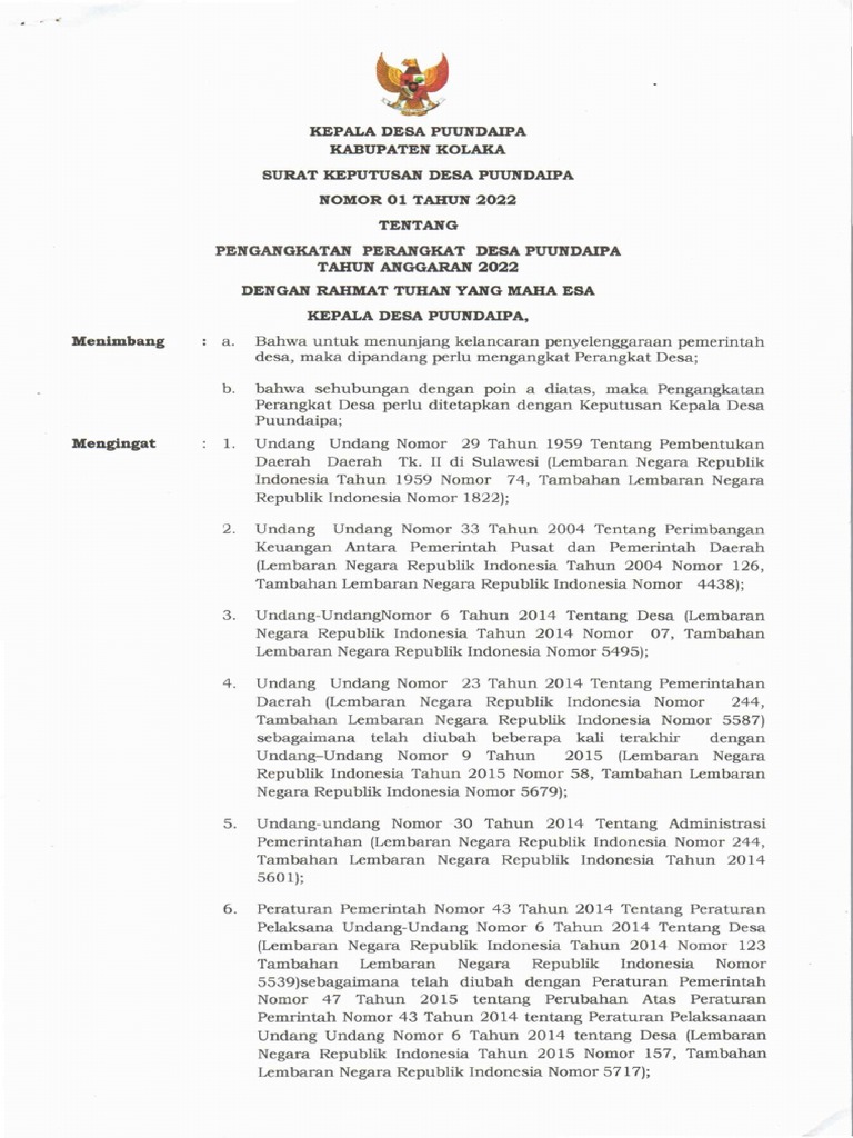 SK Desa Puundaipa | PDF