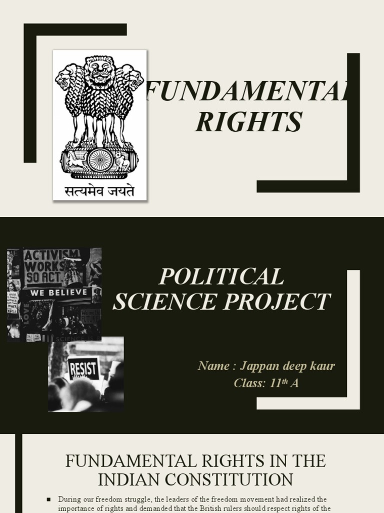Presentation PPT On Fundamental Rights | PDF | Government And ...