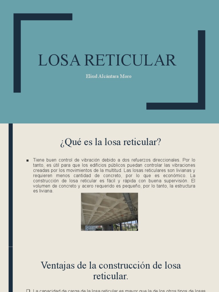 Losa Reticular | PDF | Hormigón | Acero