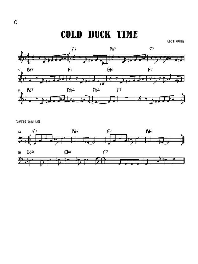 Cold Duck Time | PDF