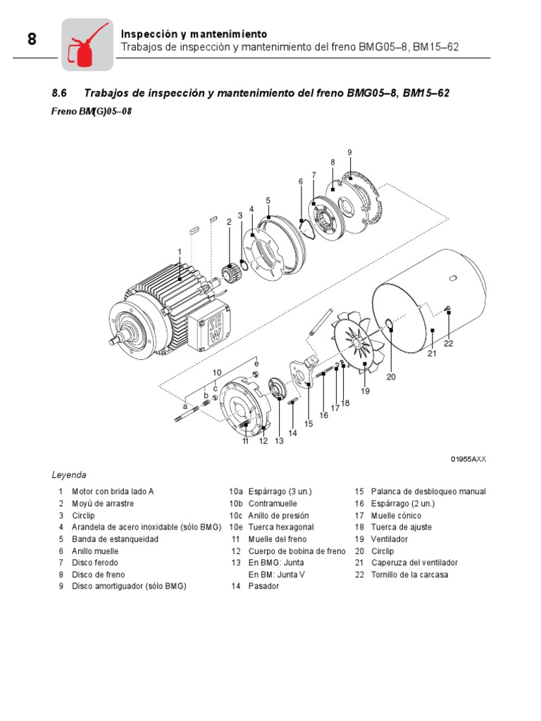 Sew-Usome BMG05-8 I BM15-62 | PDF | Bienes manufacturados | Máquinas