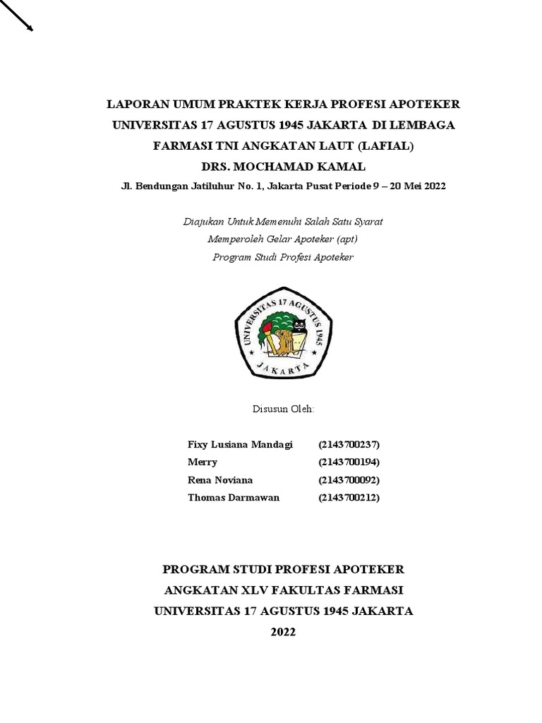 Laporan Pkpa Lafial w10-1 | PDF | Kesehatan Holistik