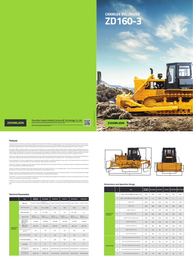Zoomlion ZD160-3 | PDF | Engines | Mechanical Engineering