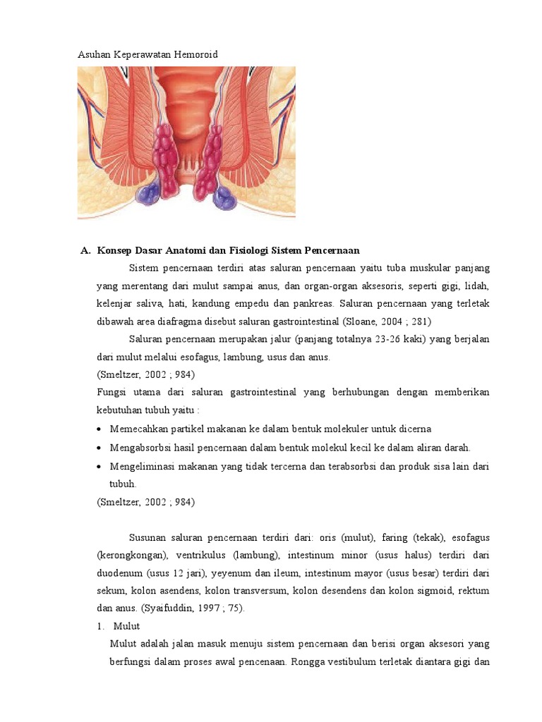 Askep Hemoroid | PDF