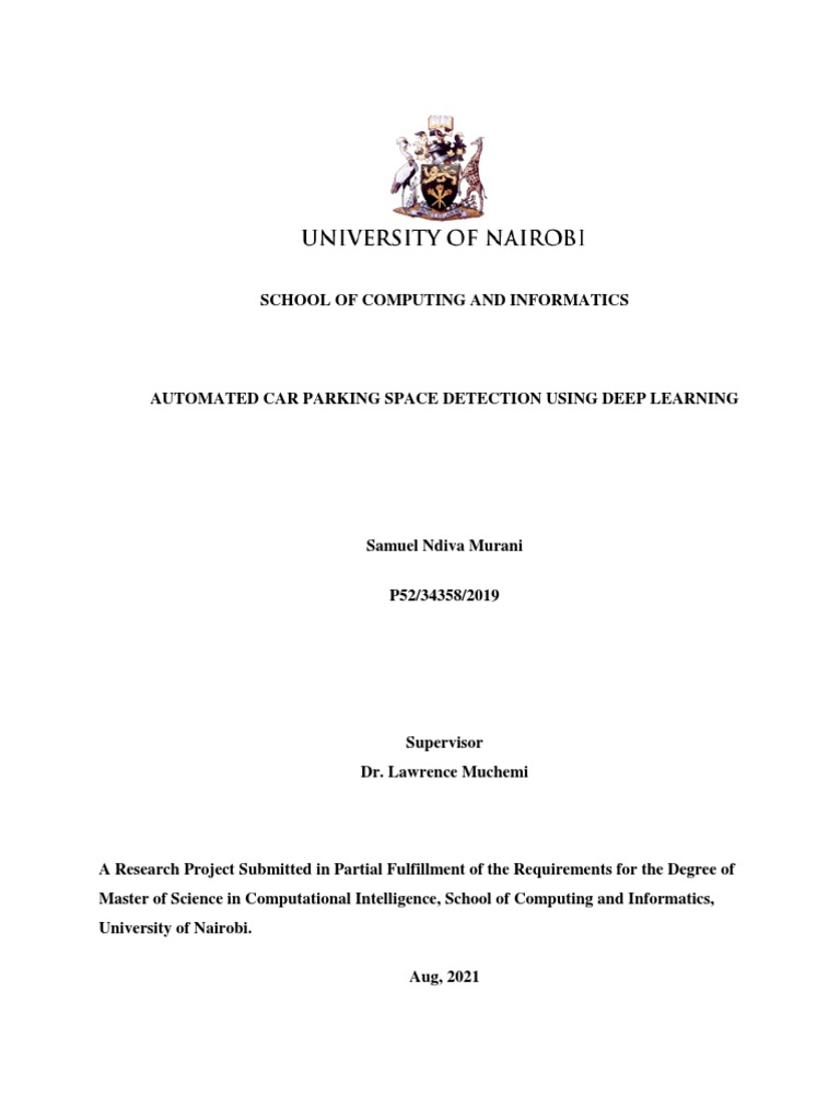 Samuel Ndiva Murani Project | PDF | Computer Vision | Artificial Neural ...