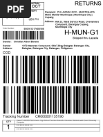Return Label | PDF