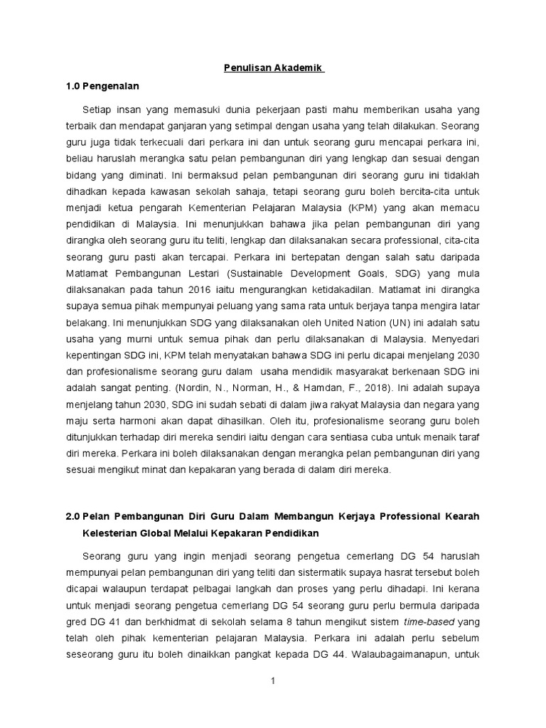 Penulisan Akademik | PDF
