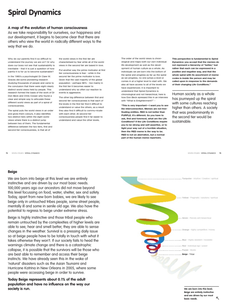 Spiral Dynamics With Design | Consciousness | Spirituality