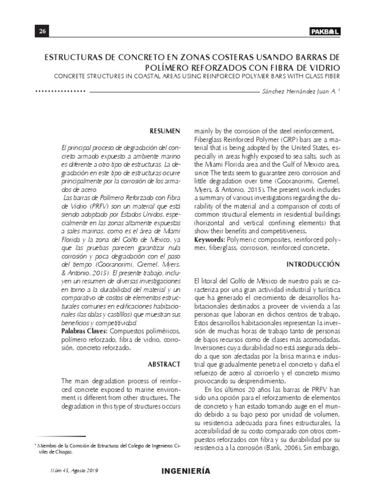 Durabilidad de Las Barras de PRFV | PDF | Hormigón | Acero