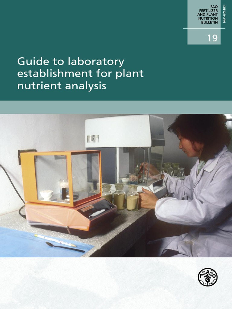 Guide To Laboratory Establishment For Plant Nutrient Analysis (PDFDrive ...