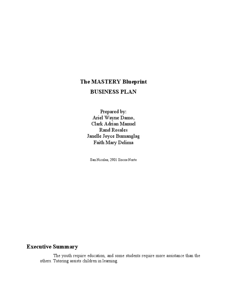 Mastery Blueprint | PDF | Communication