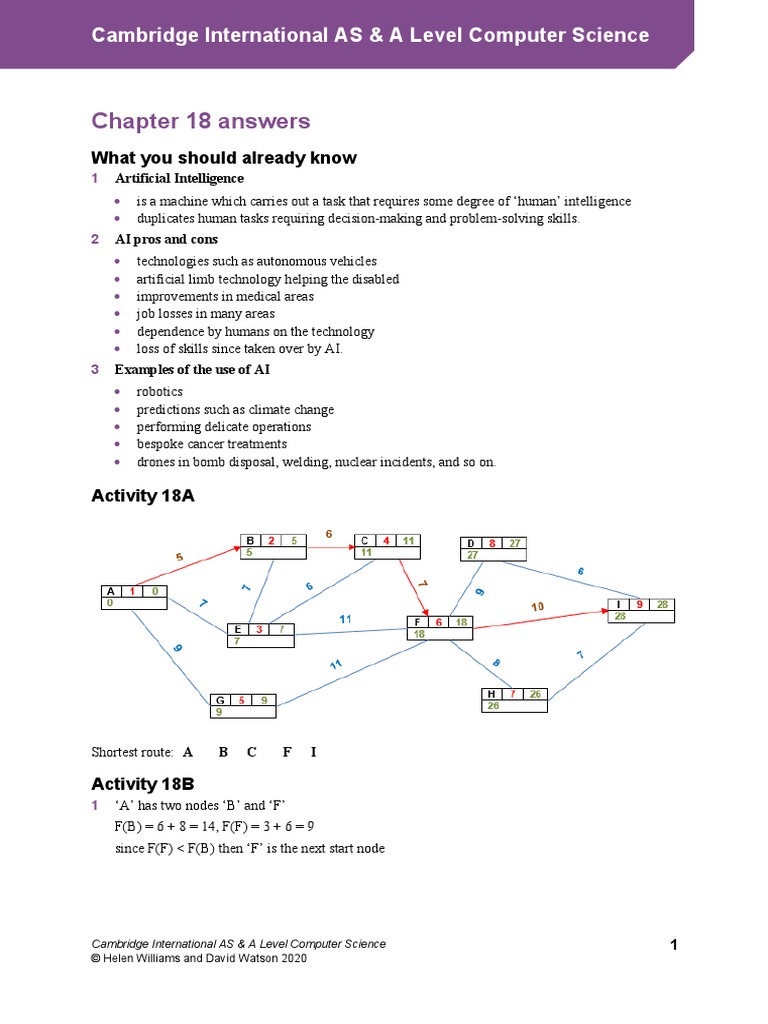 Chapter 18 SB Answers | Download Free PDF | Artificial Neural Network | Artificial Intelligence