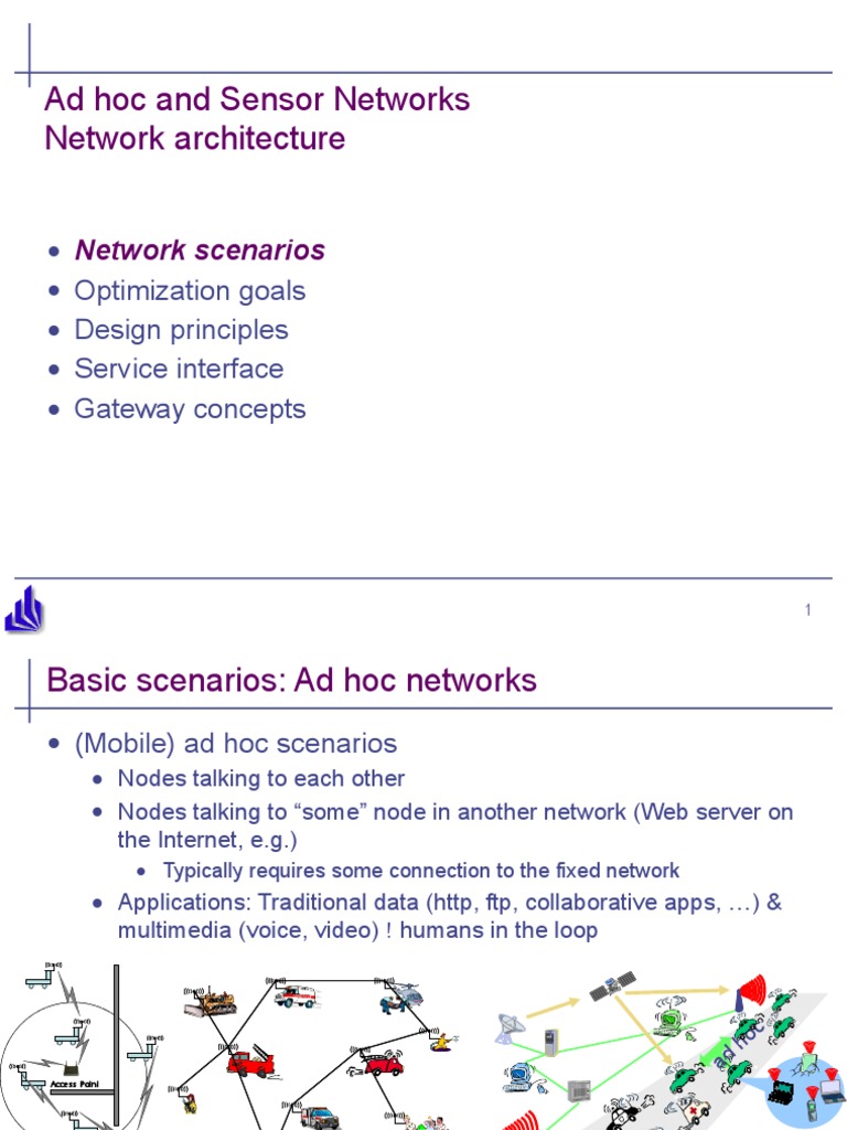 AWN Lecture-4 | PDF | Wireless Sensor Network | Wireless Ad Hoc Network