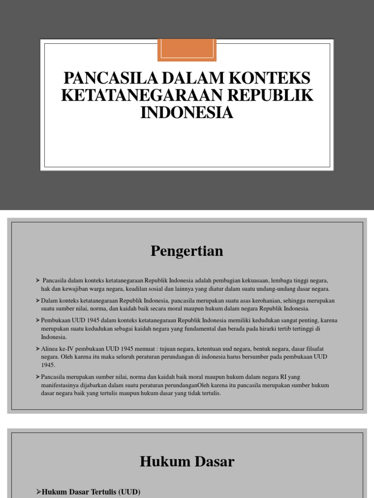 Pancasila Dalam Konteks Ketatanegaraan Republik Indonesia Pdf 