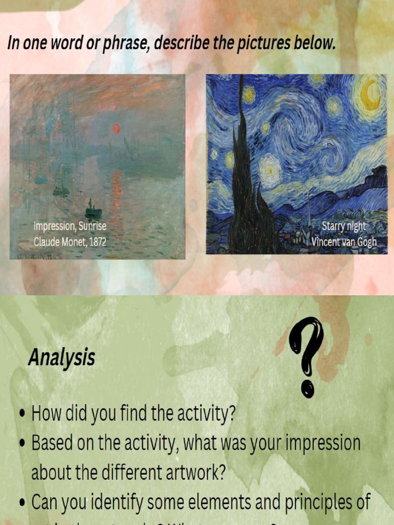 Grade 10 Arts PPT Quarter 1 Complete W Assessment 1 | PDF ...
