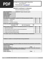 Student Assessment Record | PDF