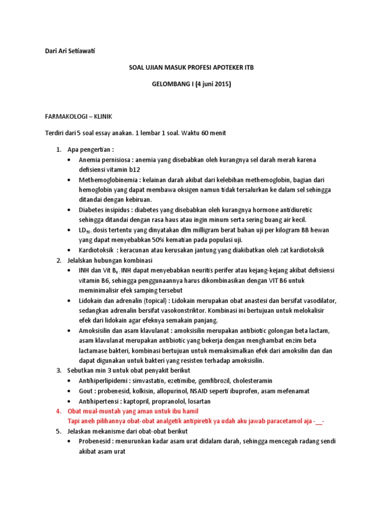 Soal Itb 2015 B | PDF