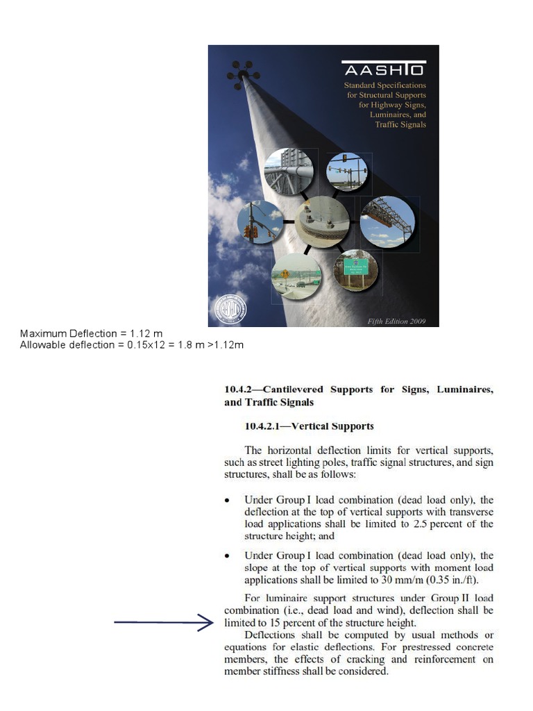 Deflection Analysis: Max vs Allowable | PDF