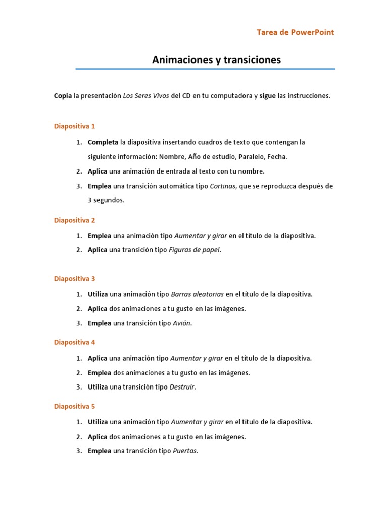 08animaciones y Transiciones | PDF