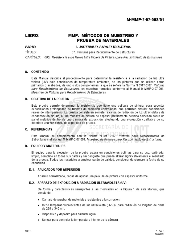 M MMP 2 07 008 01 | PDF | Ultravioleta | Temperatura