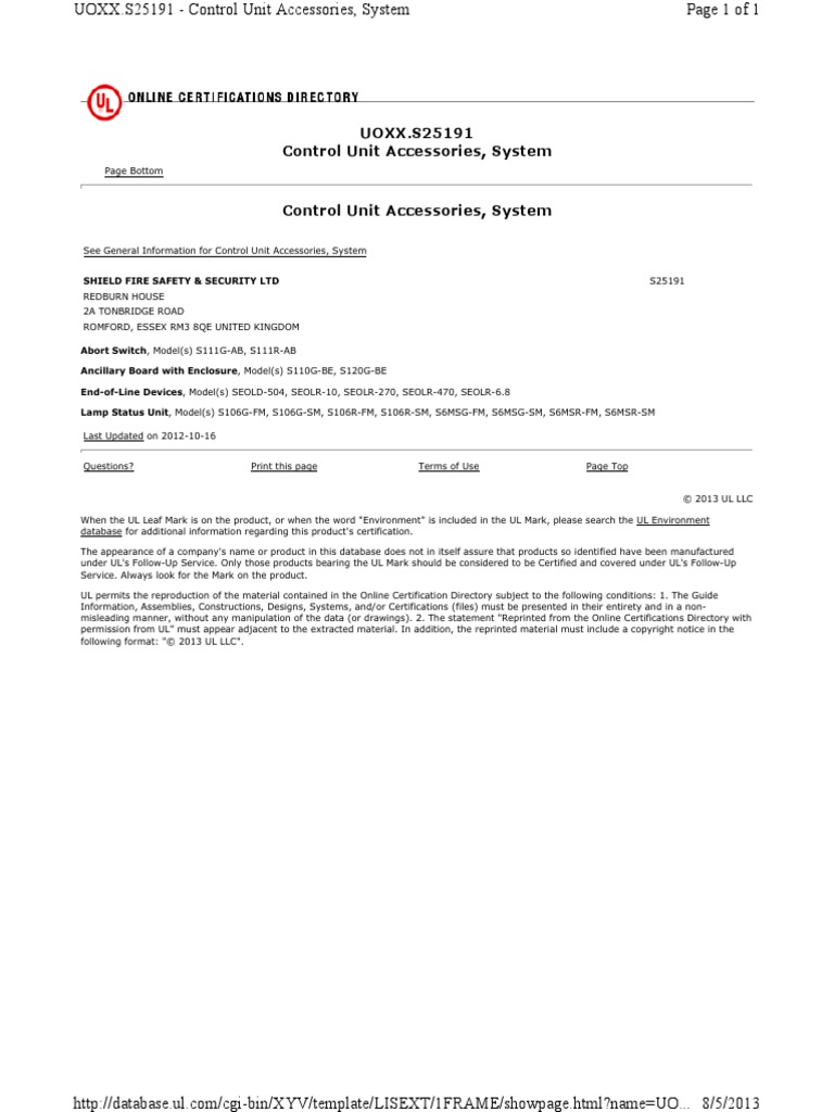 Control Unit Accessories | PDF