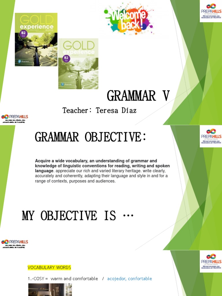 Vocabulary and Grammar for B2 Unit 1 | PDF | Adjective | Noun