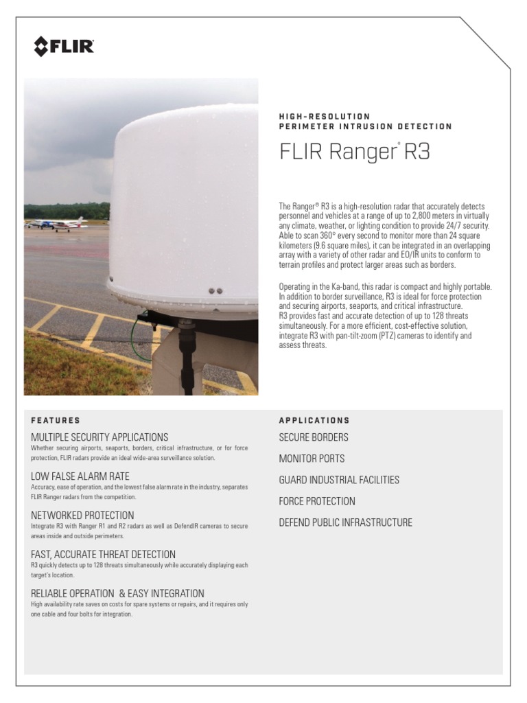 Ranger r3 Datasheet | PDF | Radar | Surveillance