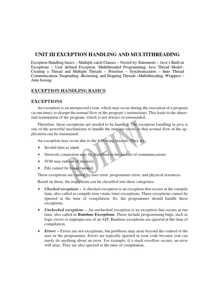 Unit 3 Oops | PDF | Class (Computer Programming) | Method (Computer ... Unit 3 Oops | PDF | Class (Computer Programming) | Method (Computer ...