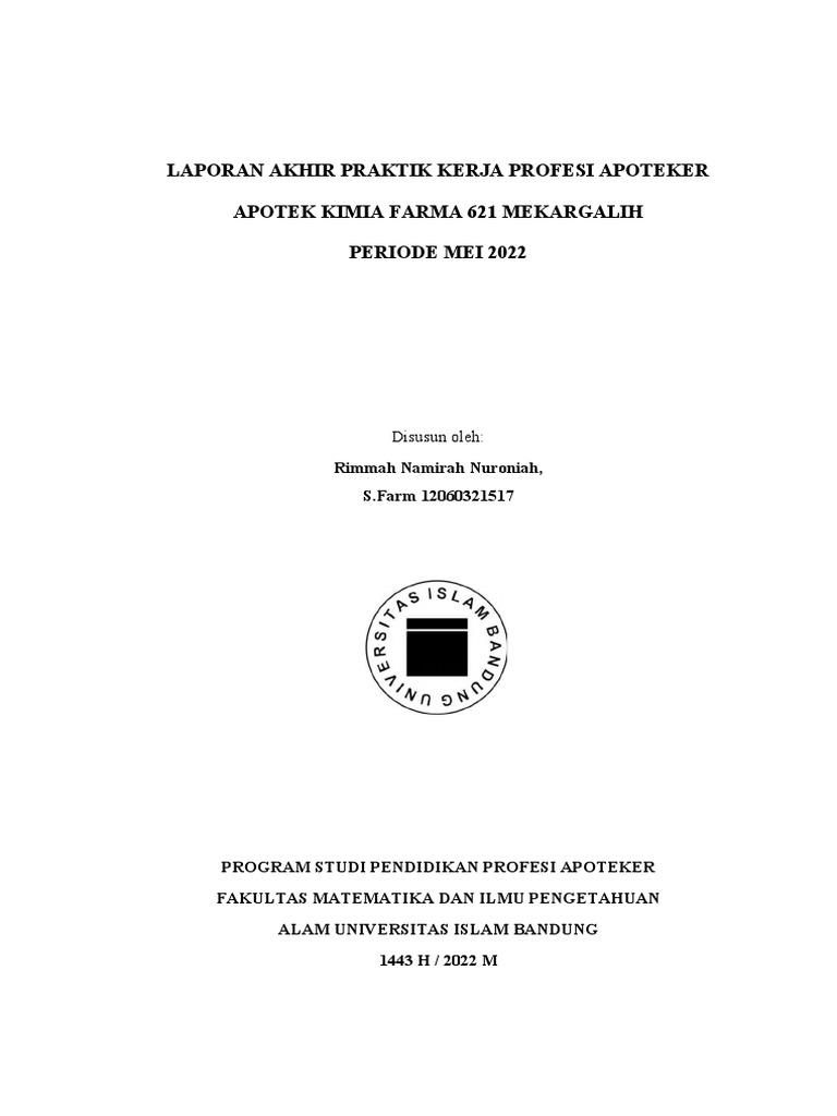 Laporan Akhir Rimmah Fix | PDF