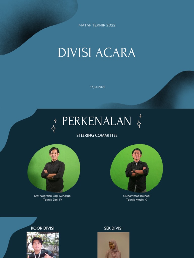 Divisi Acara Rabes 2 MATAF Teknik 2022 | PDF