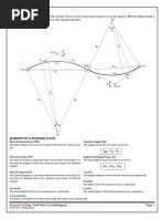 20 - Sample Problems Horizontal Curves | PDF | Angle | Tangent