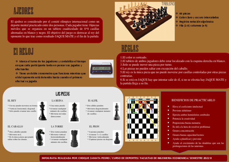 Infografia Del Ajedrez | PDF | Ajedrez | Juegos de mesa