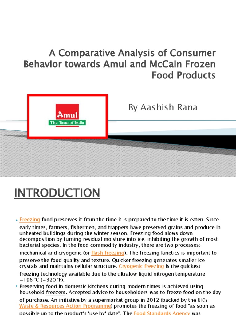 A Comparative Analysis of Consumer Behavior Towards Amul | PDF ...