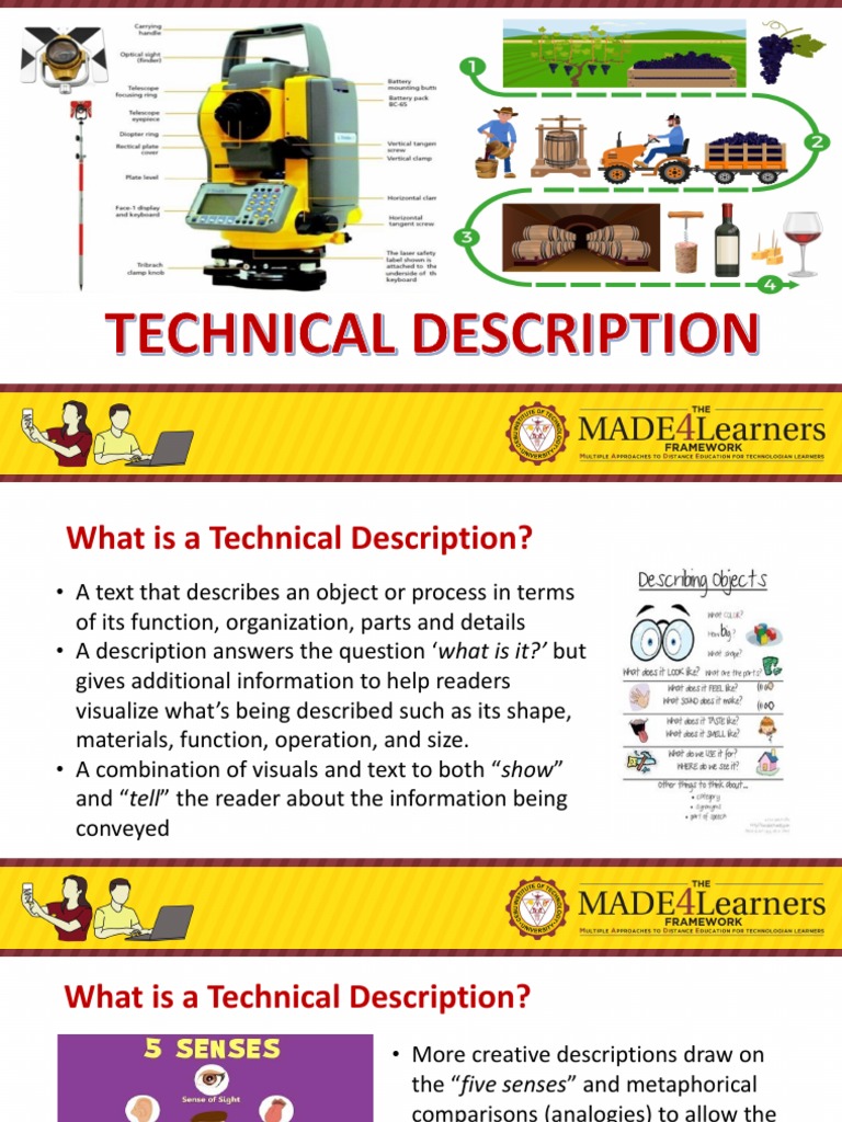 Lesson 4 Technical Description | PDF | Machines | Information