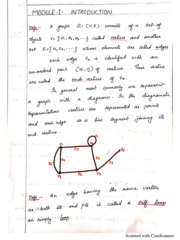 Graph Theory Notes | PDF